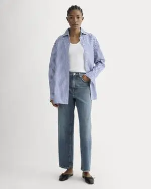 Everlane Way-High® Straight-Leg Jean 2.0 Washed Indigo | 29.5” Inseam